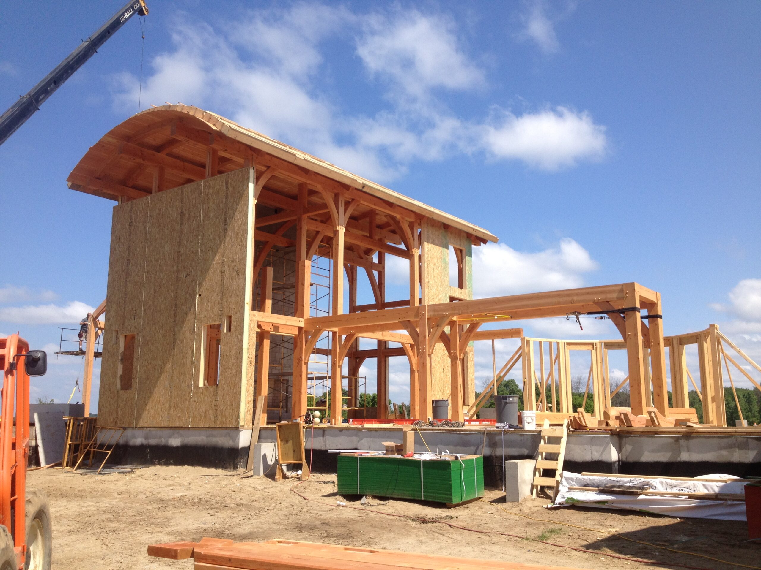 Timber Frames vs. Log Homes: Why Timber Framing Comes Out on Top - Timbercraft Blog