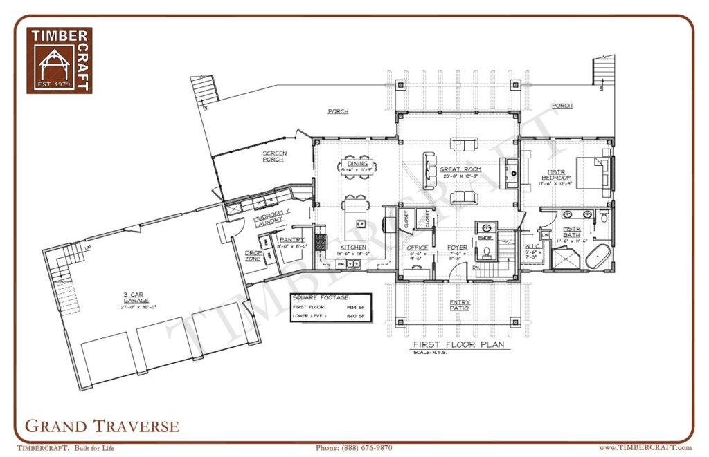 Timbercraft's Best Timber Frame Plans: The Grand Traverse - Timbercraft ...