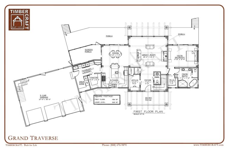 Timbercraft's Best Timber Frame Plans: The Grand Traverse - Timbercraft ...