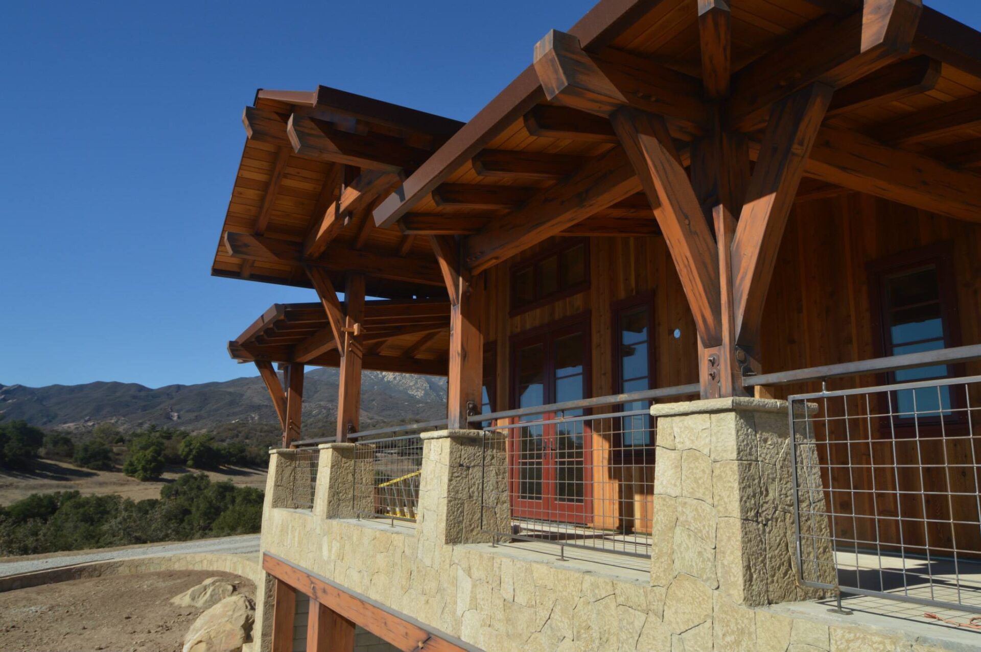 The Wonderful Details in a Timbercraft Timber Frame- Rafter Tails ...